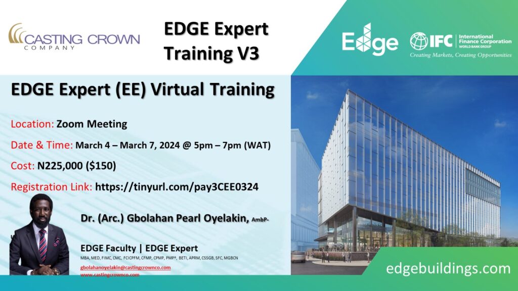 Online EDGE Expert Training in English - EDGE Buildings